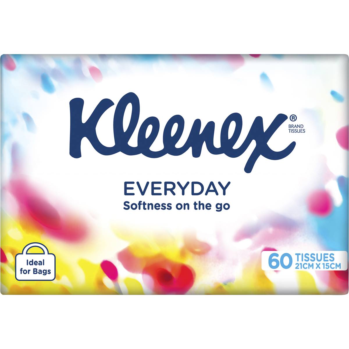 Kleenex Everyday On The Go Facial Tissues 60 Pack | Woolworths