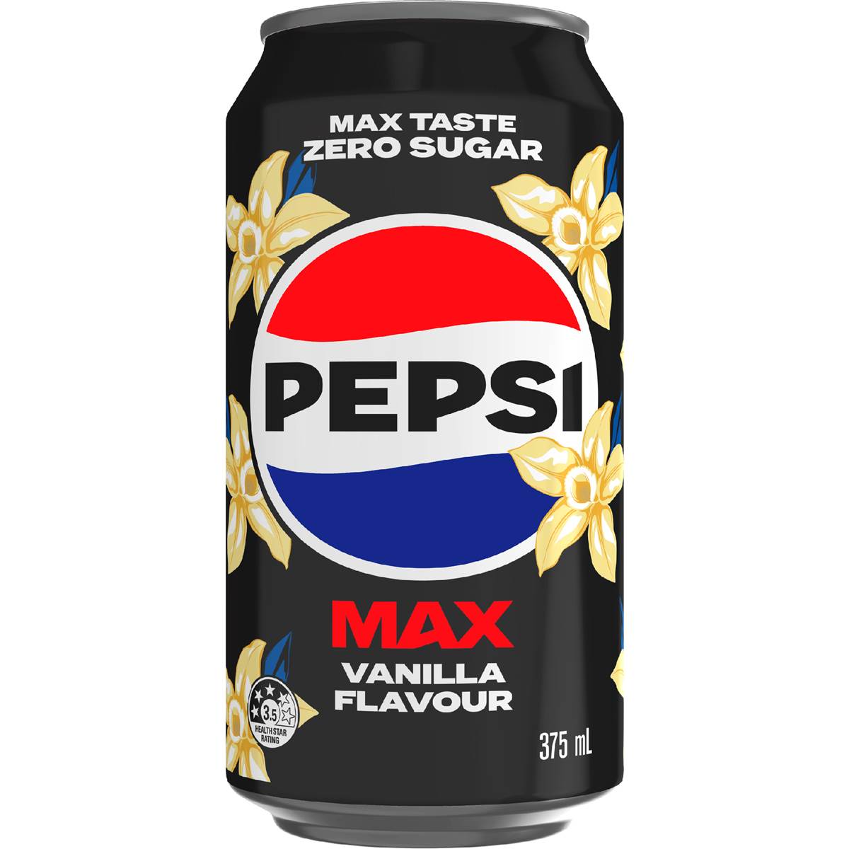Pepsi Max Vanilla Cans 10x375ml | Woolworths
