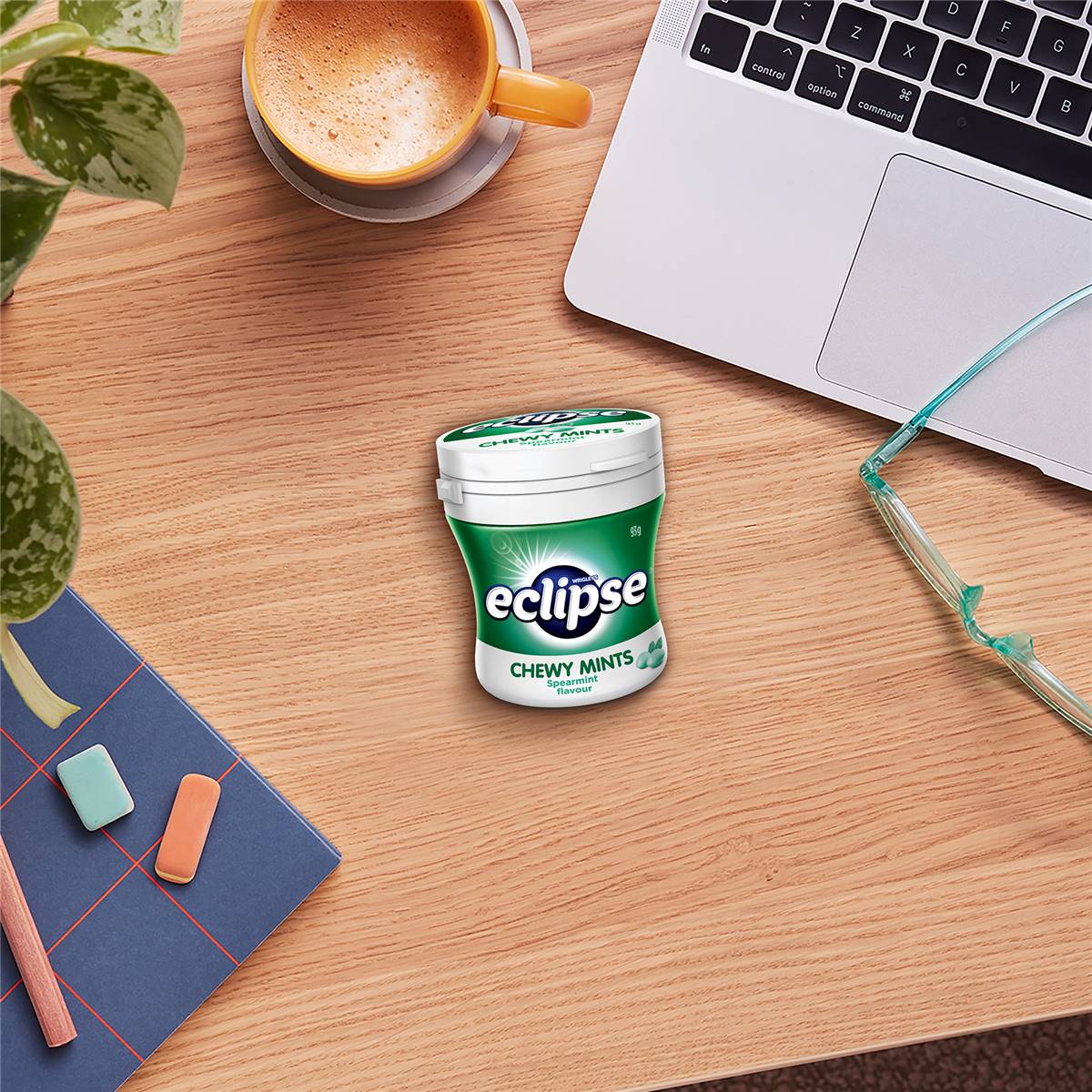 Eclipse Spearmint Chewy Mints Bottle 93g | Woolworths