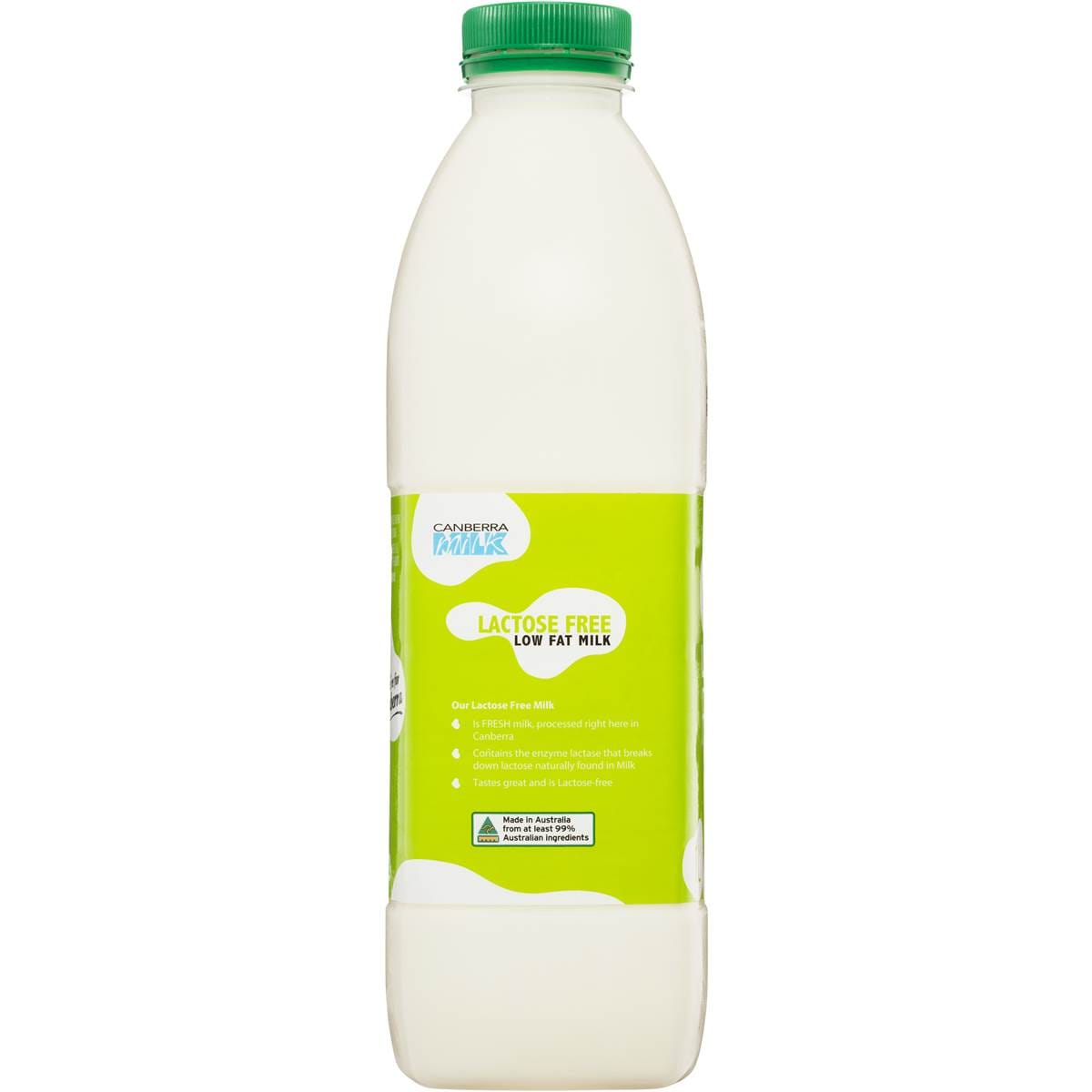 Canberra Milk Lactose Free Low Fat Milk 1l | Woolworths