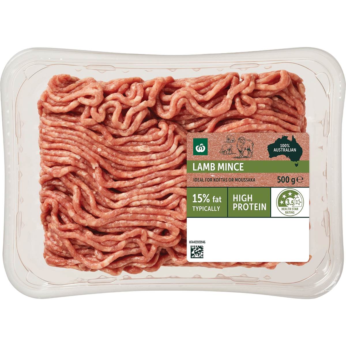 Woolworths Lamb Mince 500g Woolworths Woolworths Lamb Mince 500g Woolworths