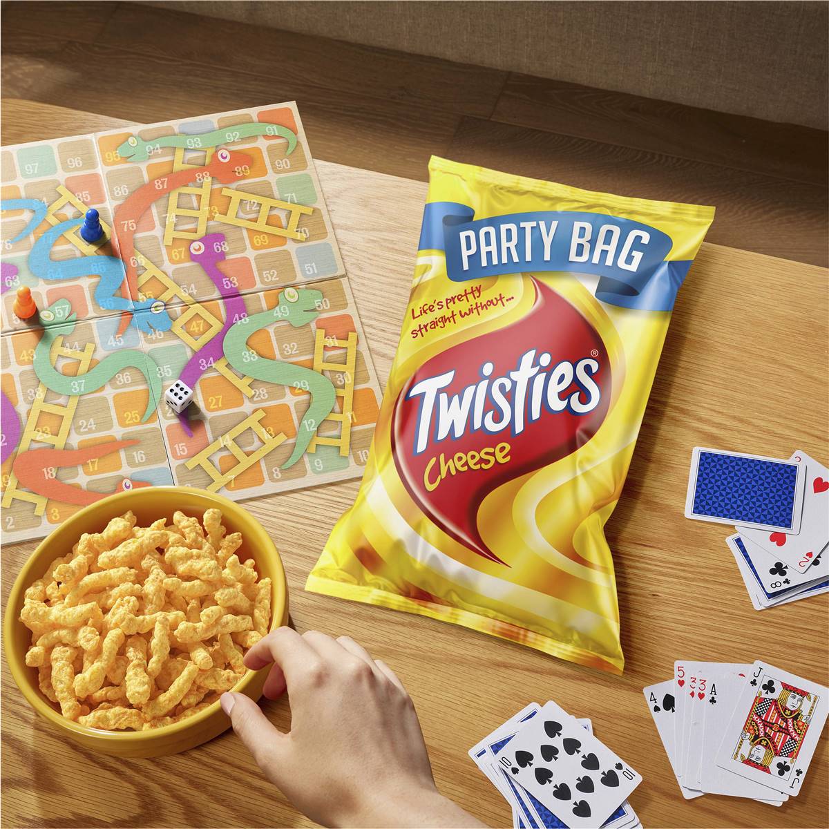 Twisties Cheese Snacks Party Size Bag 270g | Woolworths