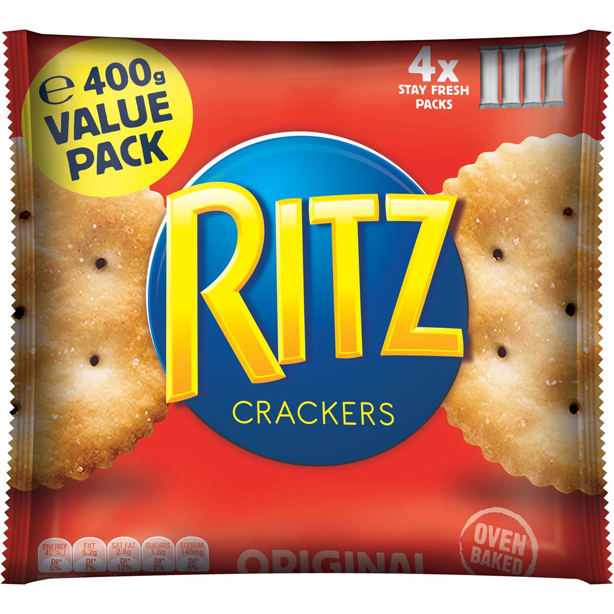 Ritz Crackers Original 400g 4pk | Woolworths