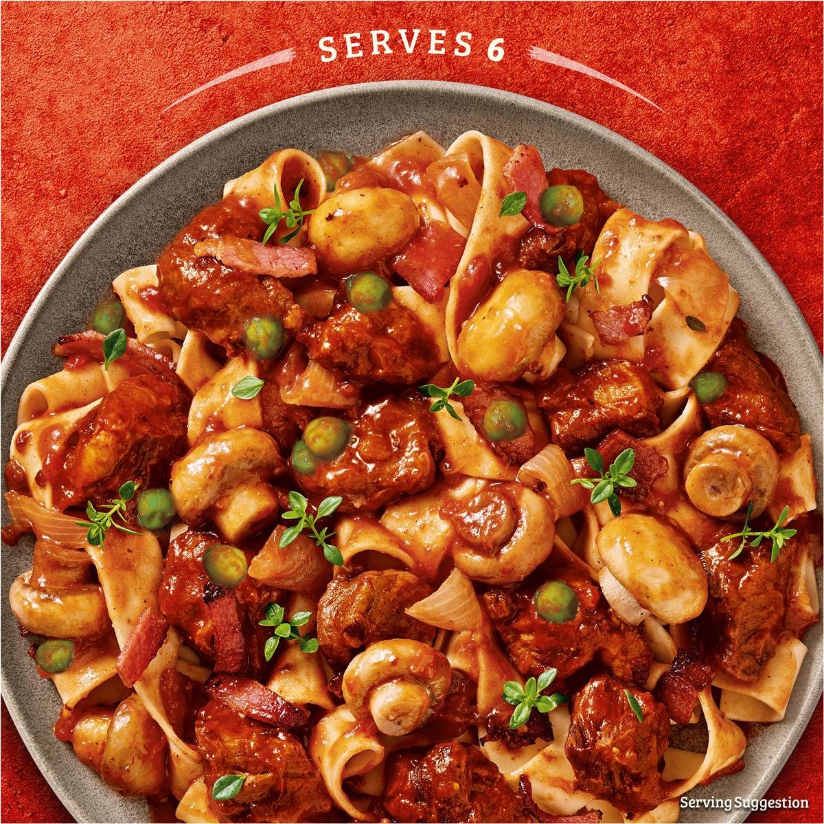 Mccormick Slow Cooker Beef & Mushroom Ragout Recipe Base 40g | Woolworths