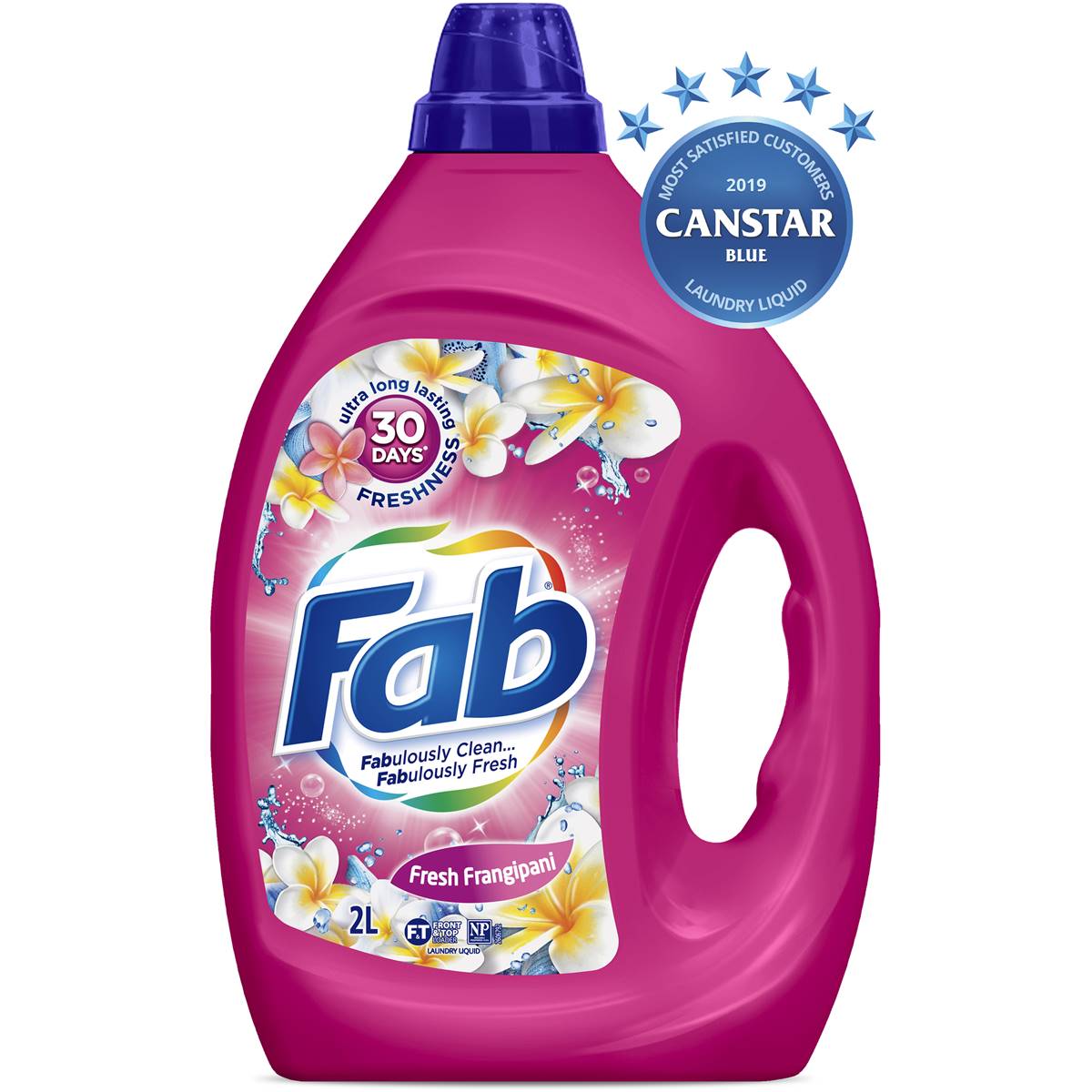 Fab Laundry Liquid Fresh Frangipani 2l | Woolworths