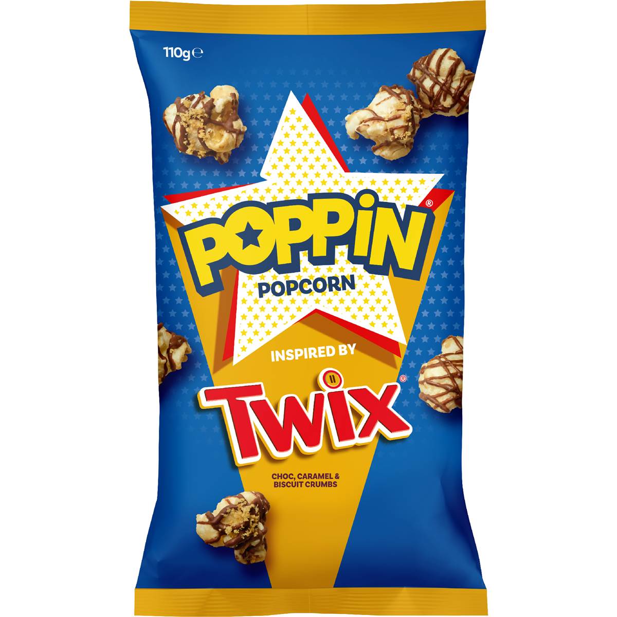 Low FODMAP? Poppin Ready To Eat Popcorn Twix 110g | Spoonful