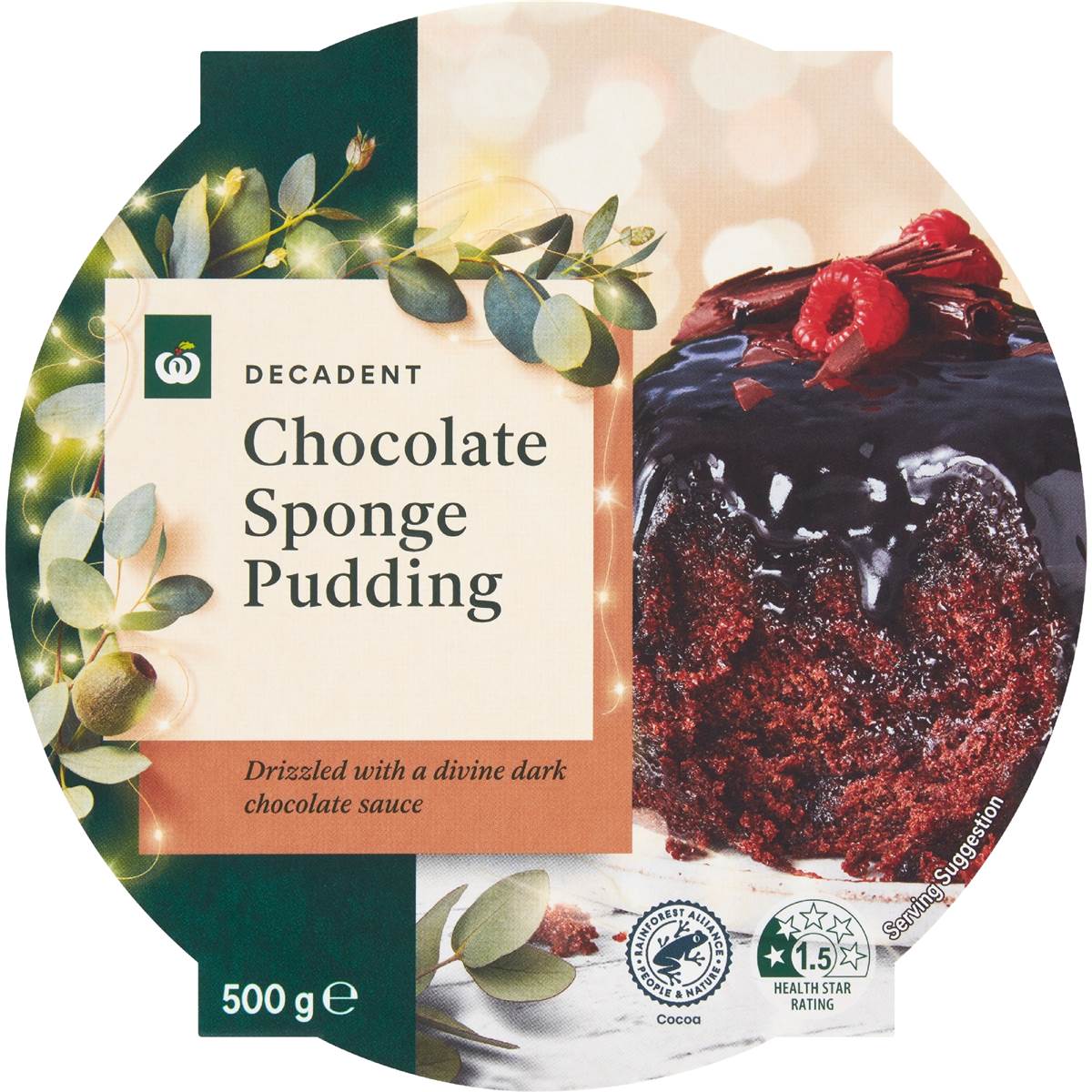 Woolworths Decadent Chocolate Sponge Pudding 500g | Woolworths