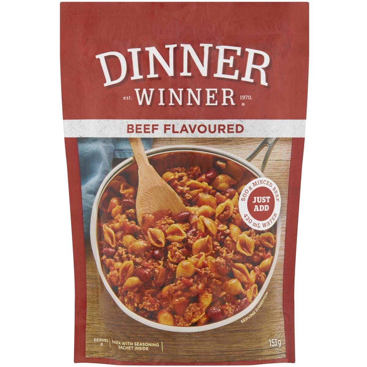 Dinner Winner Pasta Beef 153g | Woolworths
