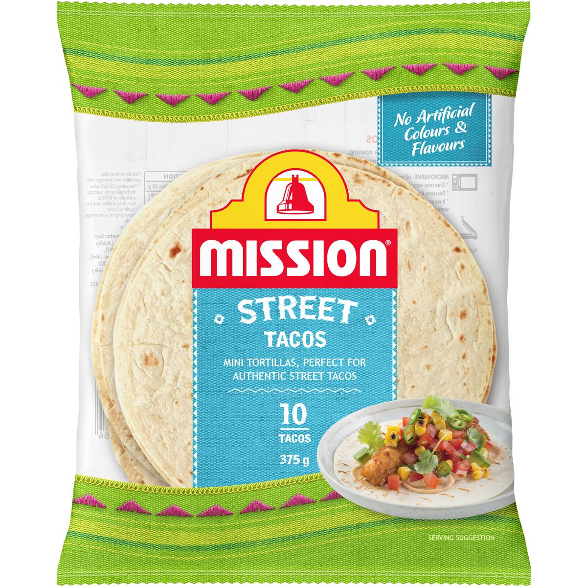 Mission Street Mini Tacos 10 Pack | Woolworths