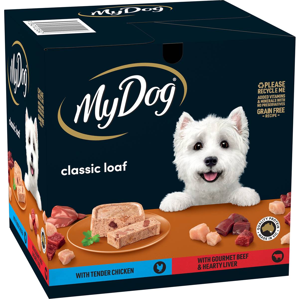 My Dog Tinned Food Chickn Beef 24x100g | Woolworths