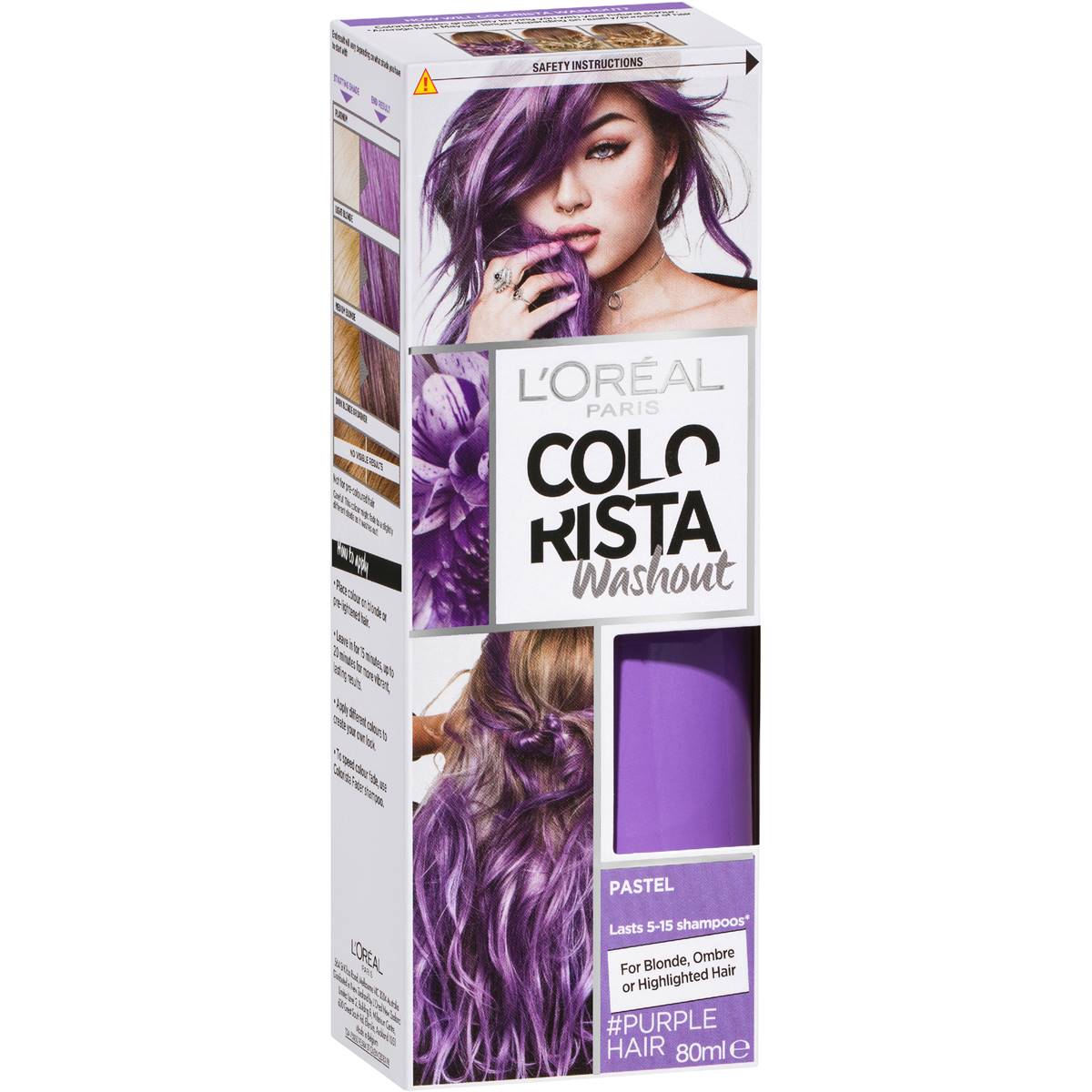 L'oreal Paris Colorista Wash Out Purple 80ml | Woolworths