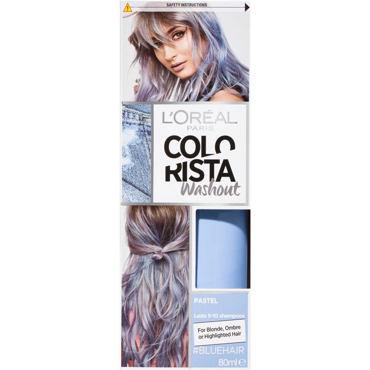 L'oreal Colorista Wash Out Blue 80ml | Woolworths