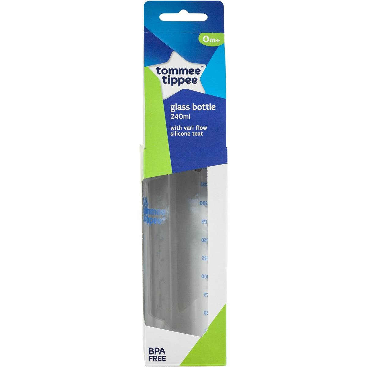 Tommee Tippee Glass Bottle 240ml | Woolworths