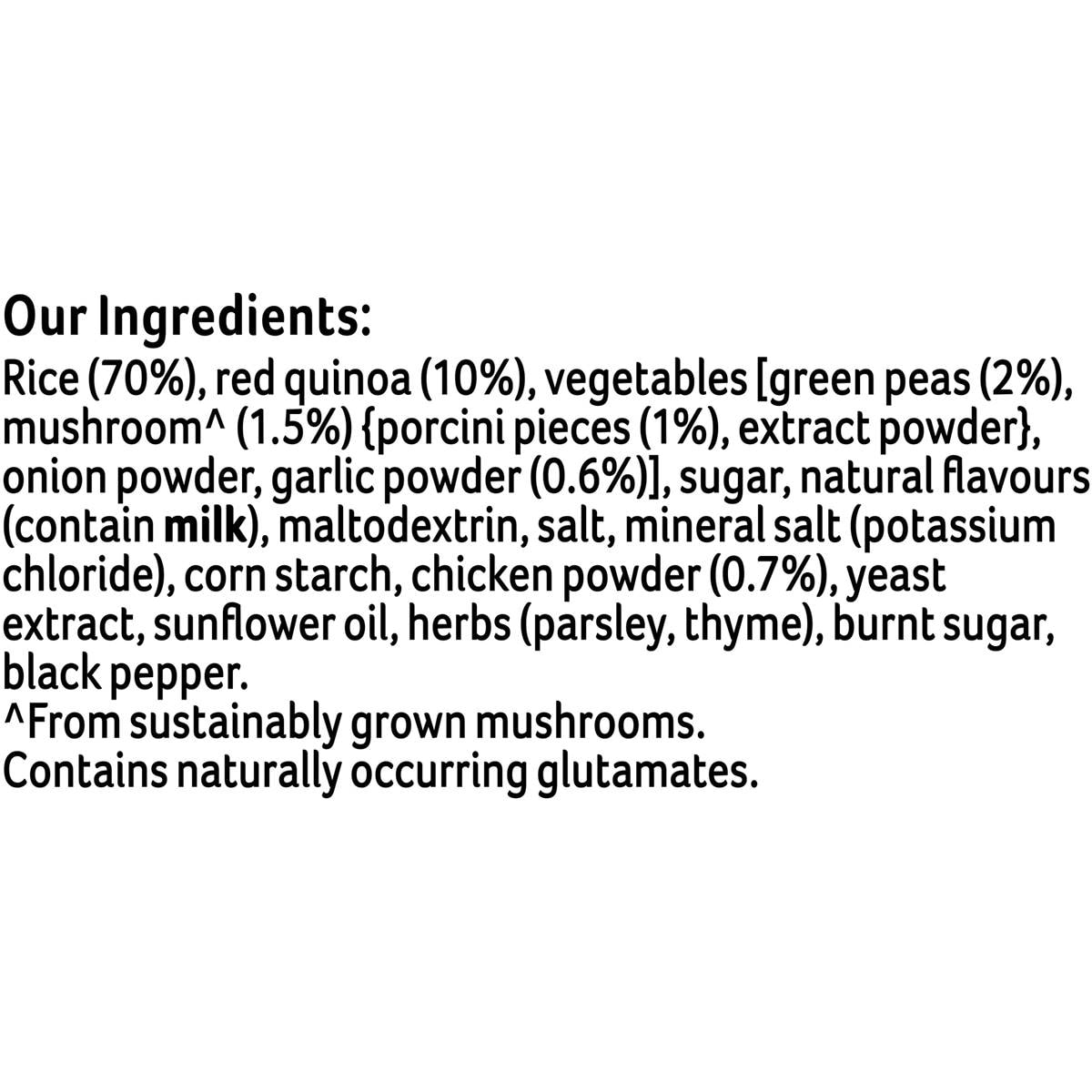 Continental Rice Chicken Porcini Mushroom Garlic 105g | Woolworths