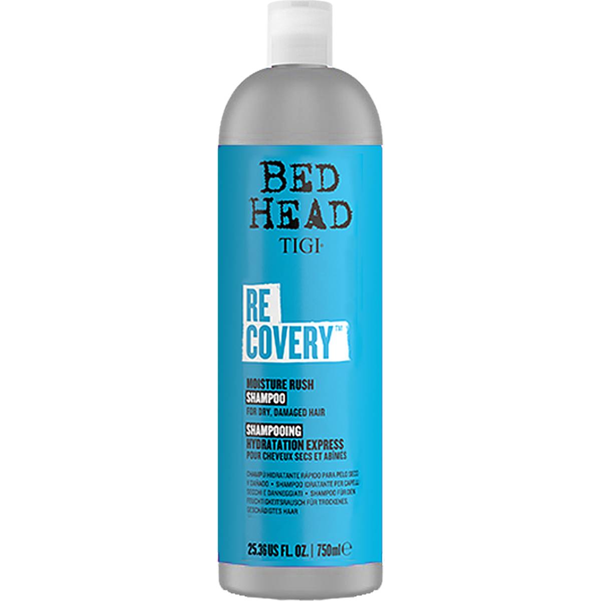 Bed Head Recovery Moisture Rush Shampoo 750ml | Woolworths