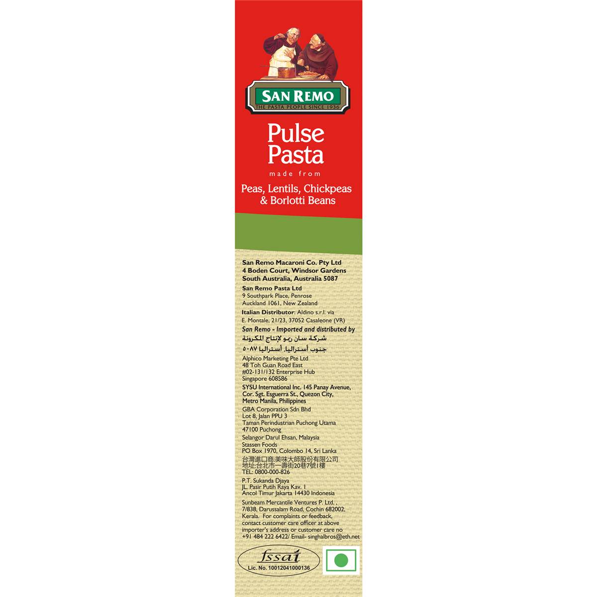 San Remo Pasta Pulse Penne 250g | Woolworths