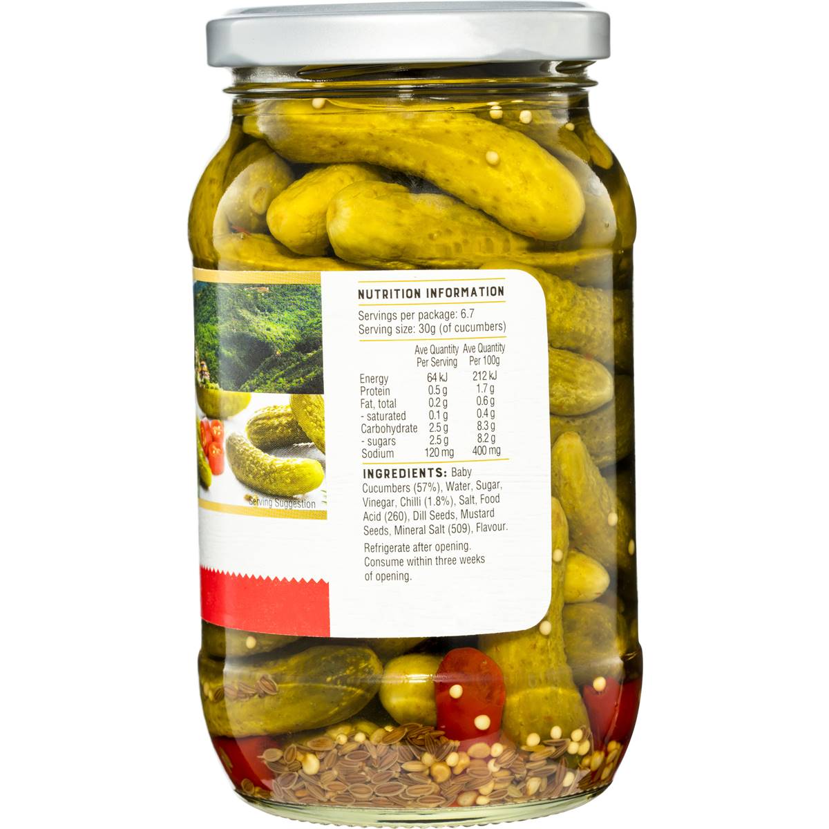 Always Fresh Baby Cucumbers With Chilli 350g | Woolworths