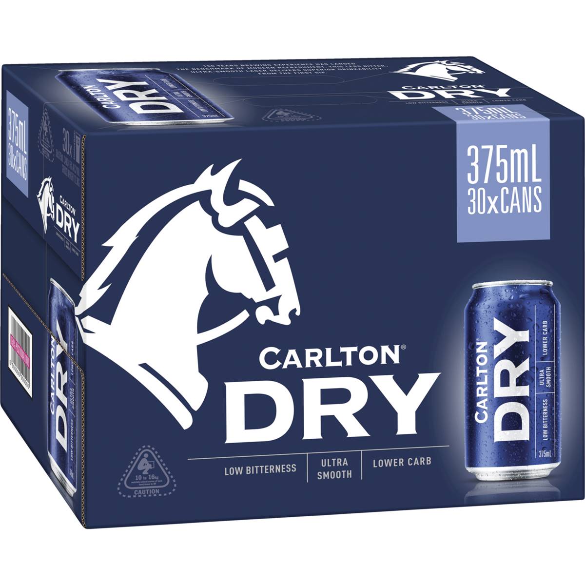 Carlton Dry Cans 30x375ml Case | Woolworths