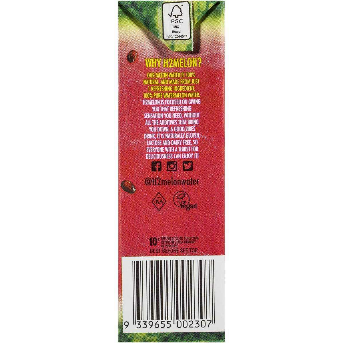 H2coco Watermelon Water 3x200ml | Woolworths