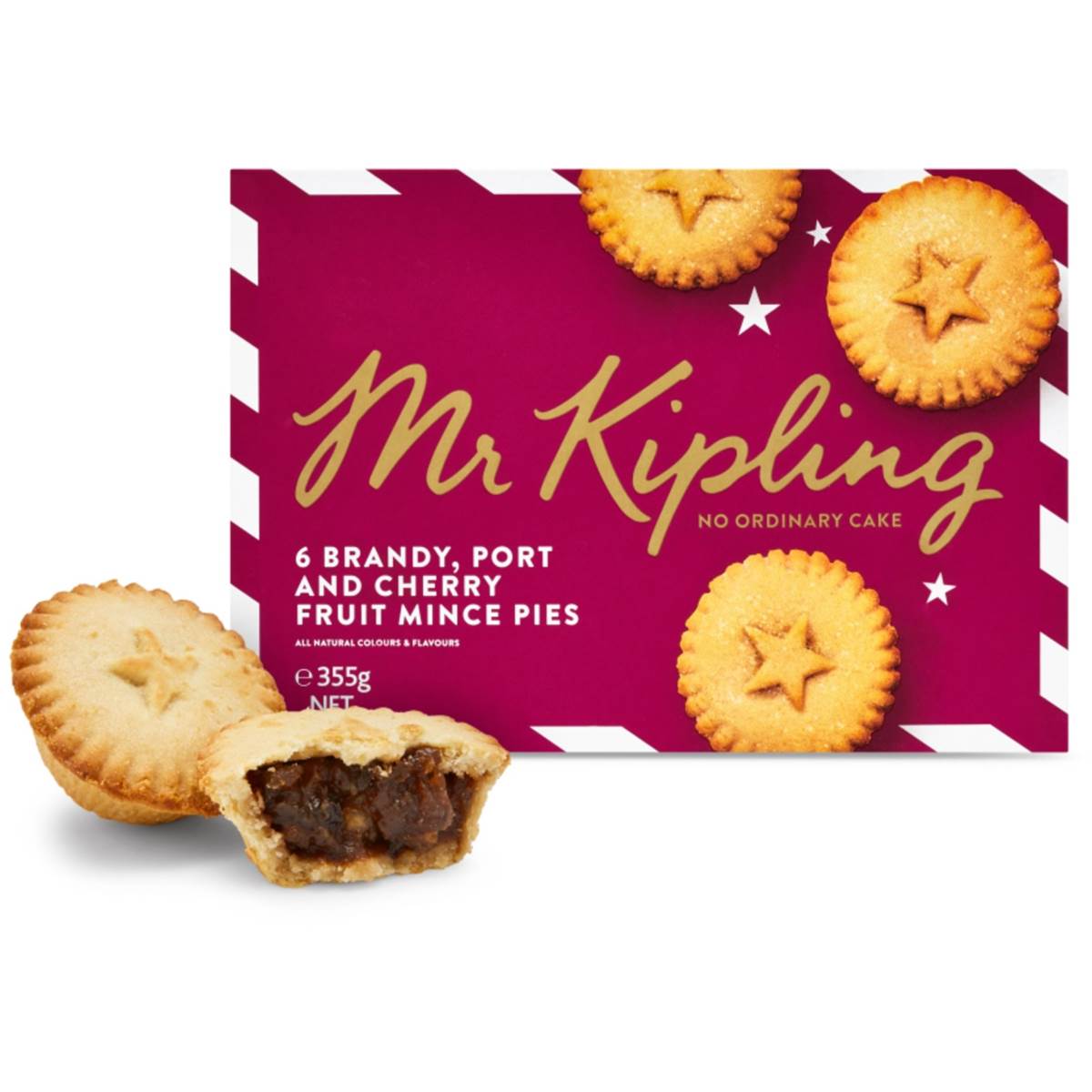 Mr Kipling Brandy Port Cherry Fruit Mince Pies 6pk Woolworths