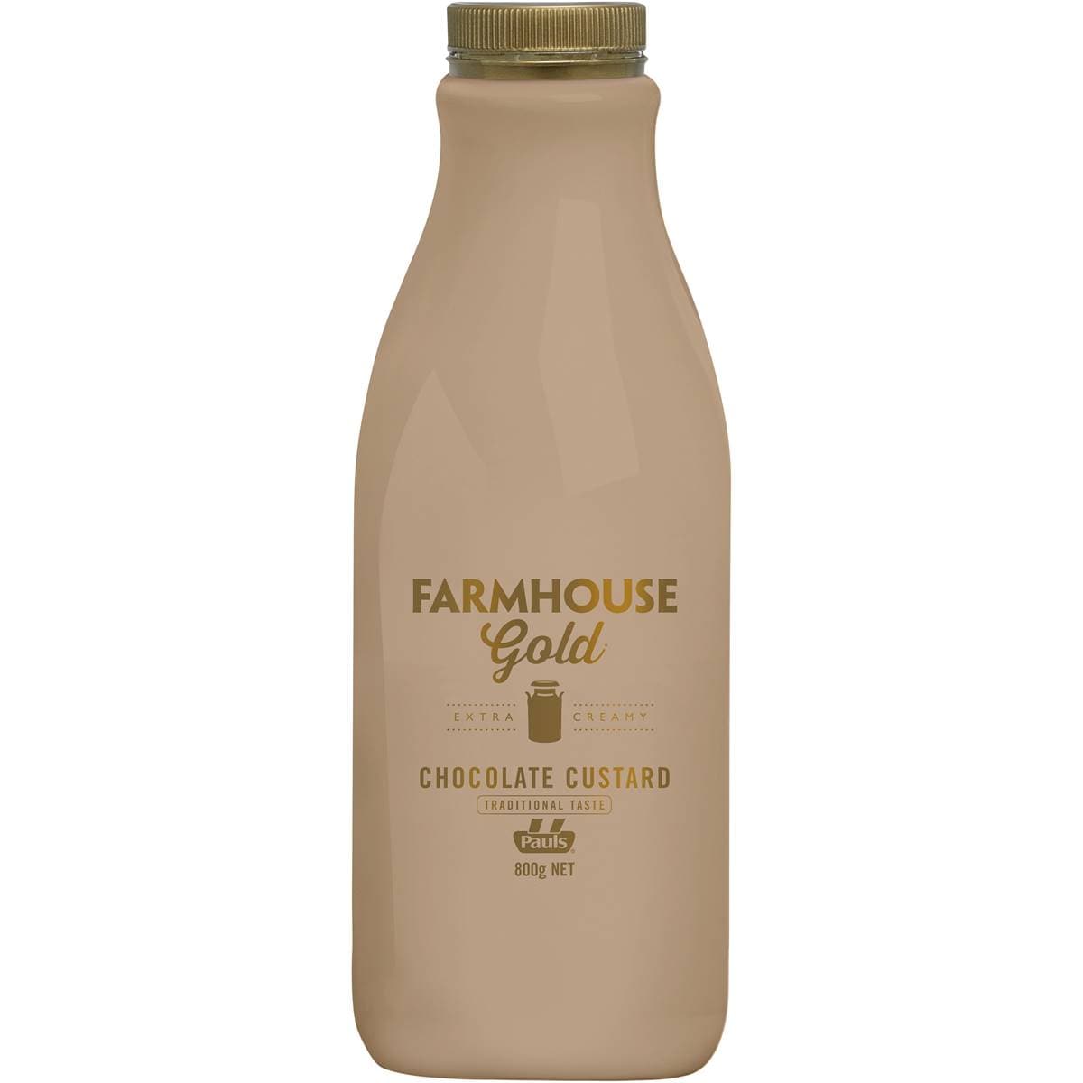 Pauls Farmhouse Gold Chocolate Custard 800g | Woolworths