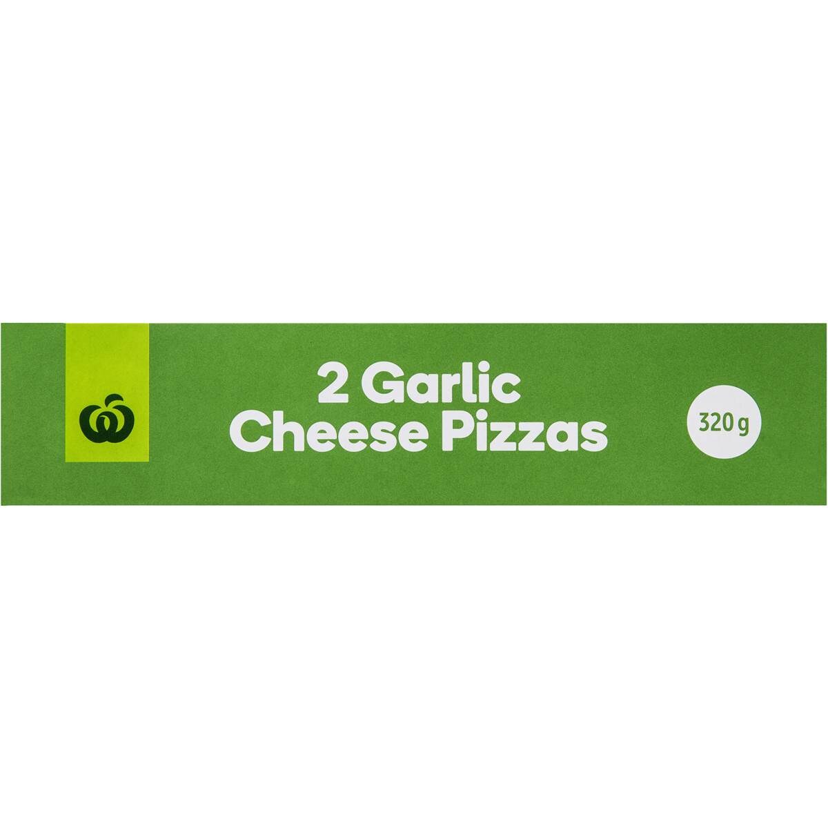 Woolworths Garlic Cheese Pizza 2 Pack | Woolworths