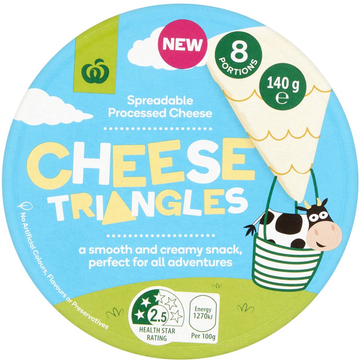 Ww Cheese Triangles 140g | Woolworths