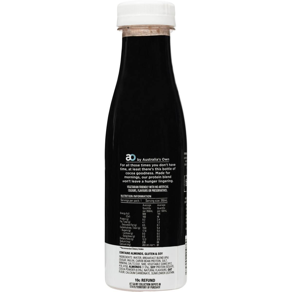 Australia's Own Breakfast Blend Rich Chocolate 350ml | Woolworths