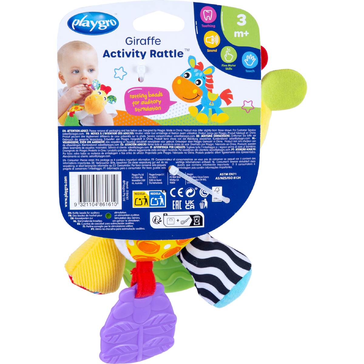 Playgro Activity Rattle Each | Woolworths