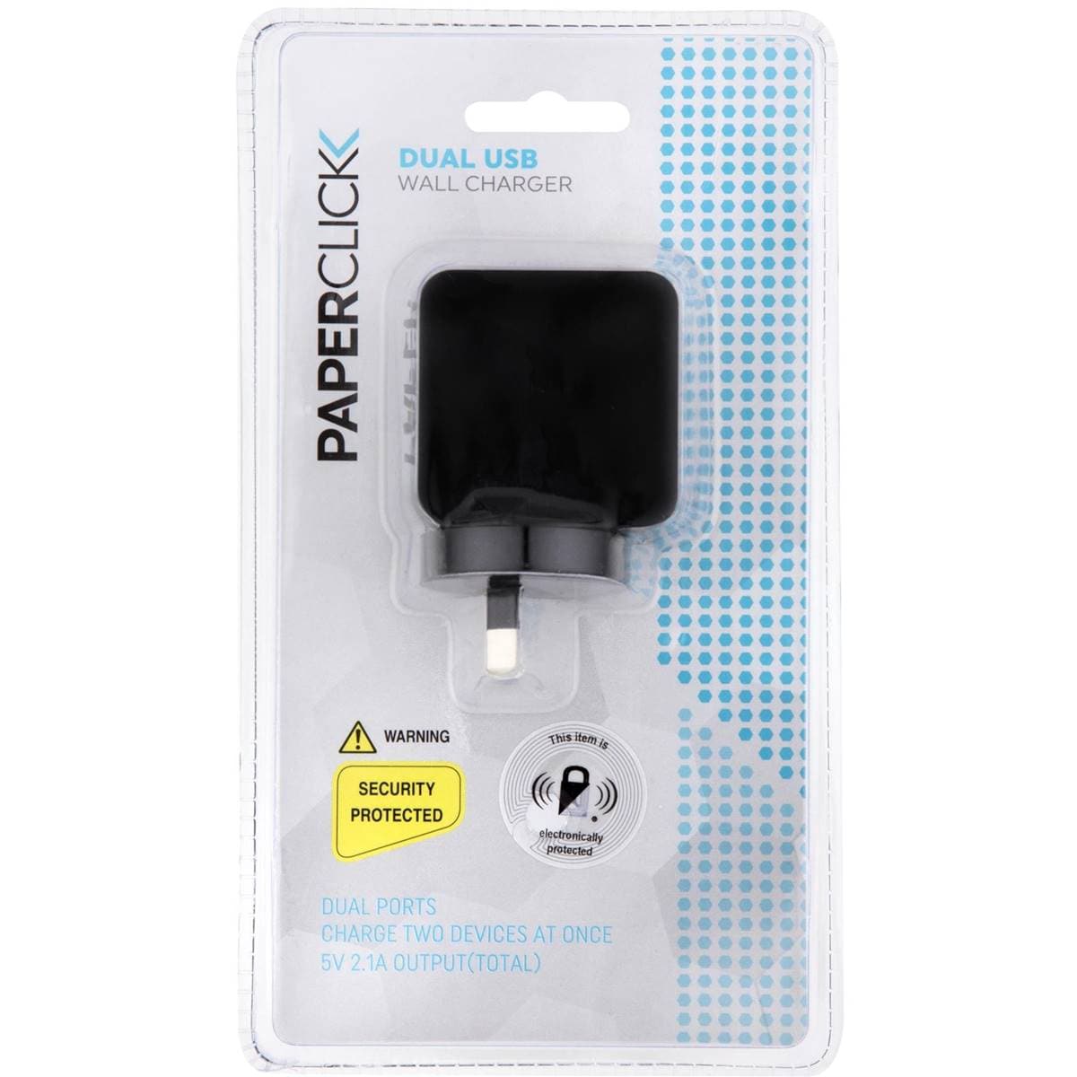 Paperclick Dual Usb Wall Charger Each | Woolworths
