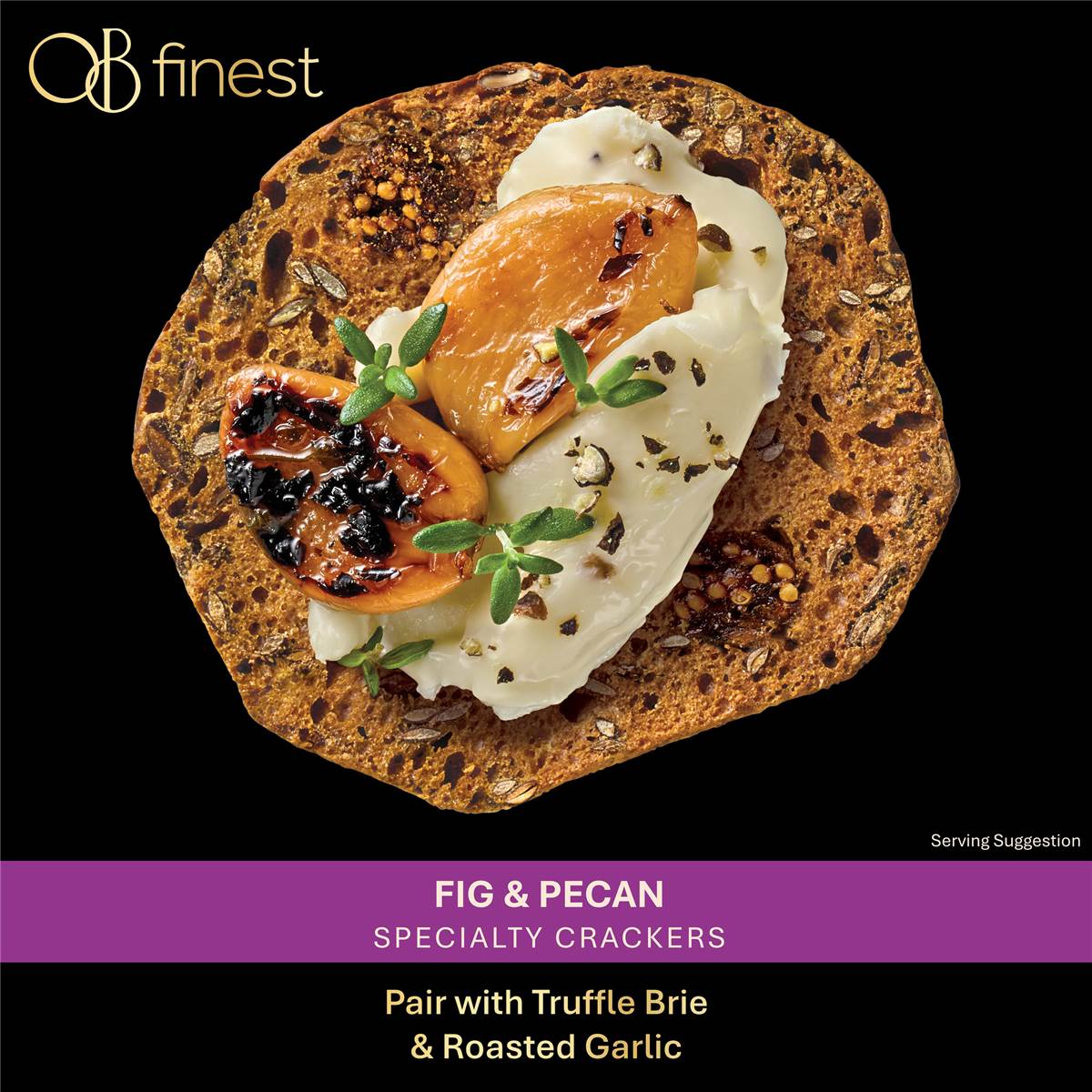 Ob Finest Speciality Crackers Fig & Pecan 150g | Woolworths