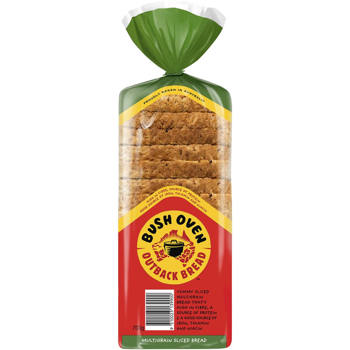 Bush Oven Multigrain Outback Bread 700g | Woolworths