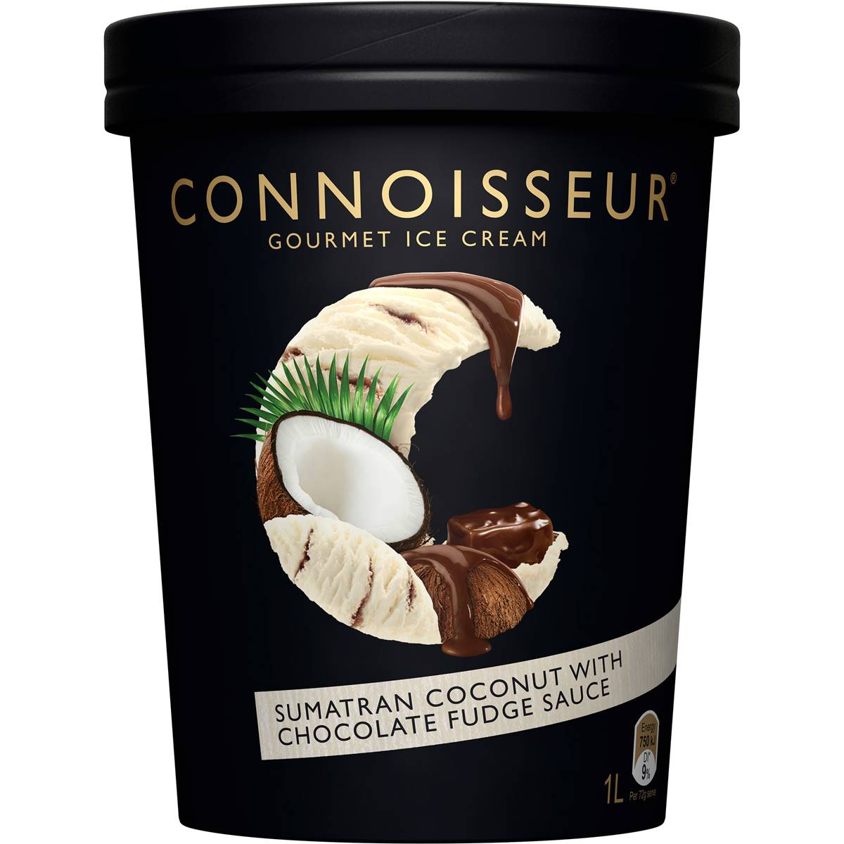 Connoisseur Coconut Chocolate Ice Cream 1l Tub | Woolworths