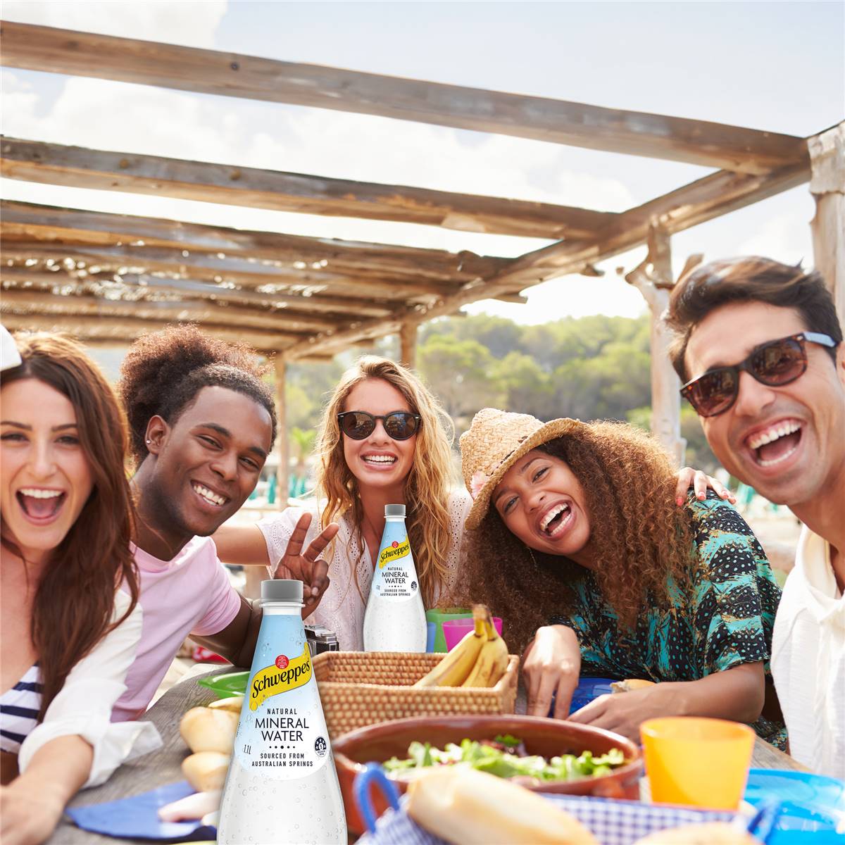 Schweppes Natural Mineral Water Bottle Natural 1.1l | Woolworths