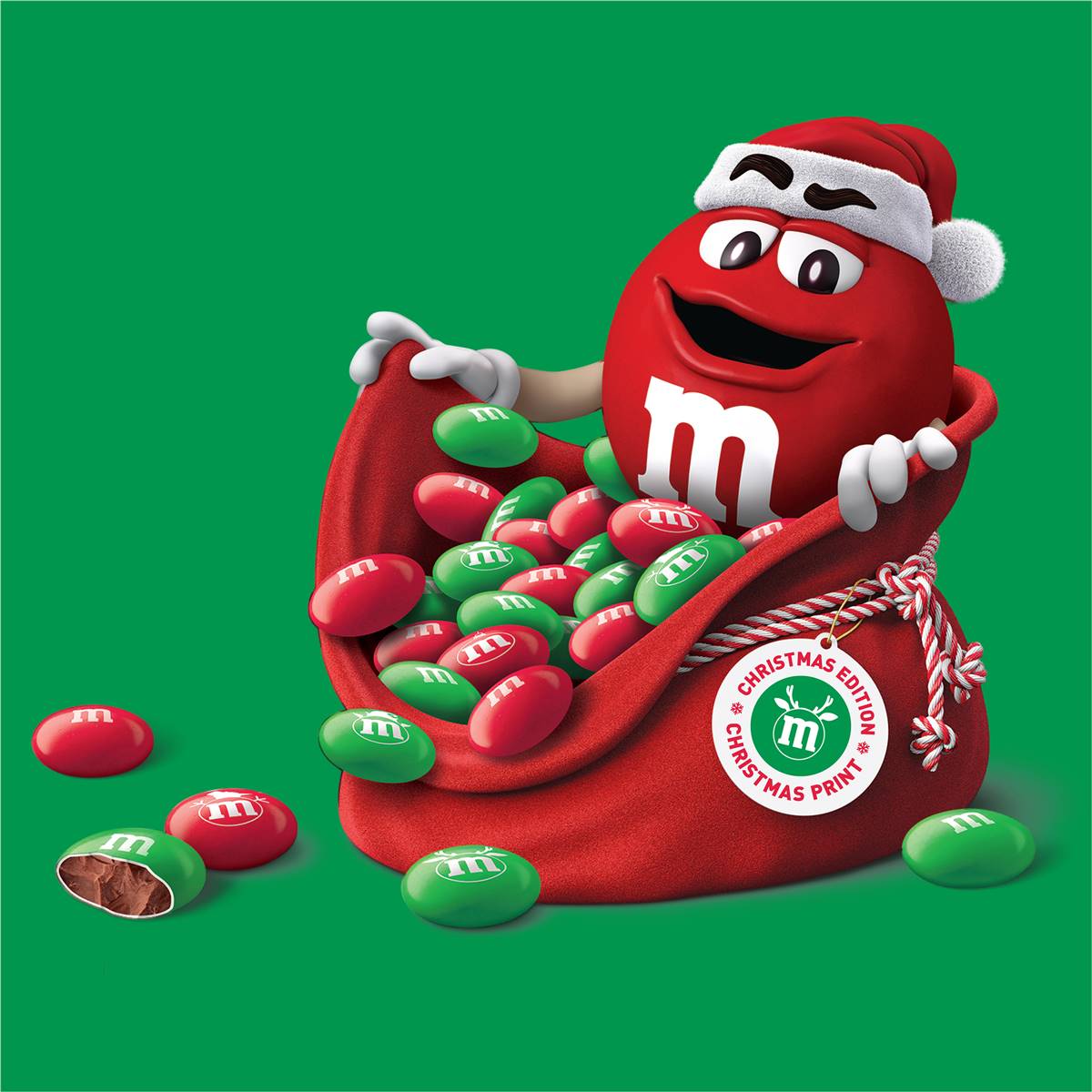 M&m's Green & Red Chocolate 640g | Woolworths