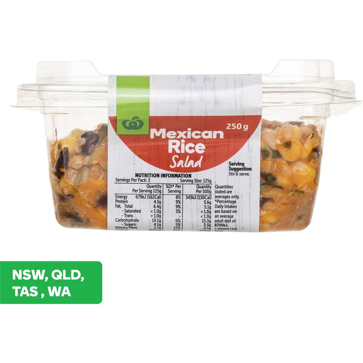 Woolworths Mexican Rice Salad 250g | Woolworths