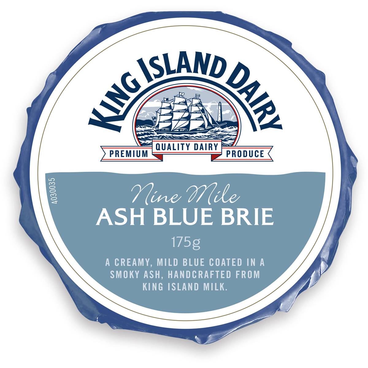 Calories in King Island Dairy Discovery, Hot Waxed Blue calcount