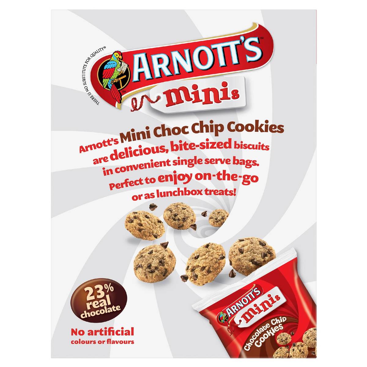 Arnott's Mini Choc Chip Cookie Multipack Biscuits 7 Pack | Woolworths