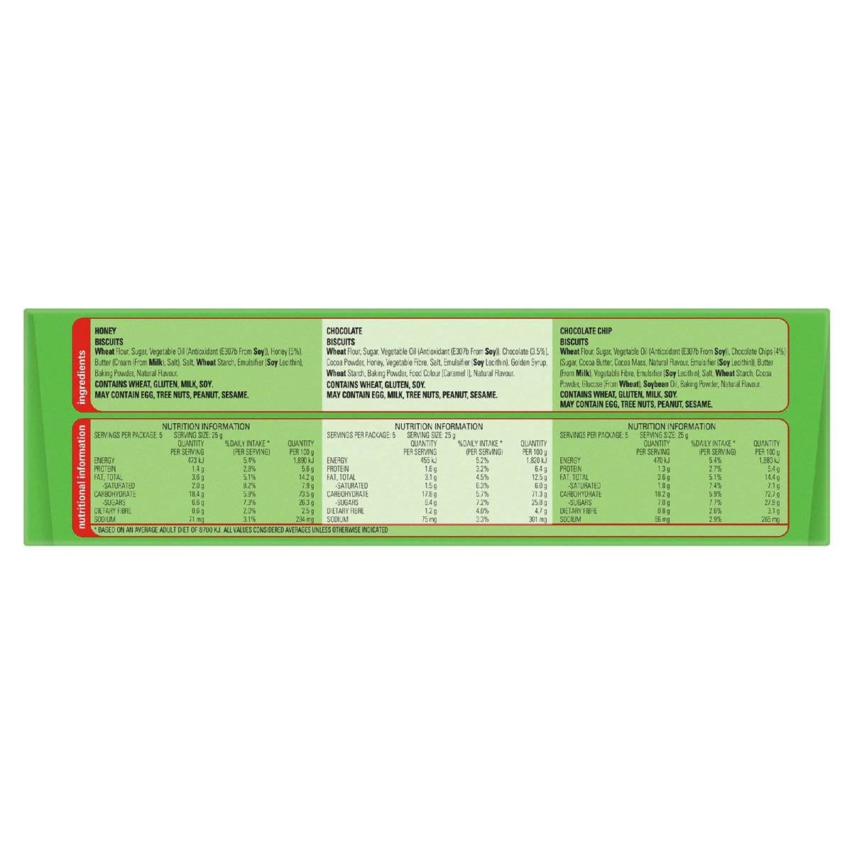 Arnott's Tiny Teddy Variety Multipack Biscuits 15 Pack | Woolworths