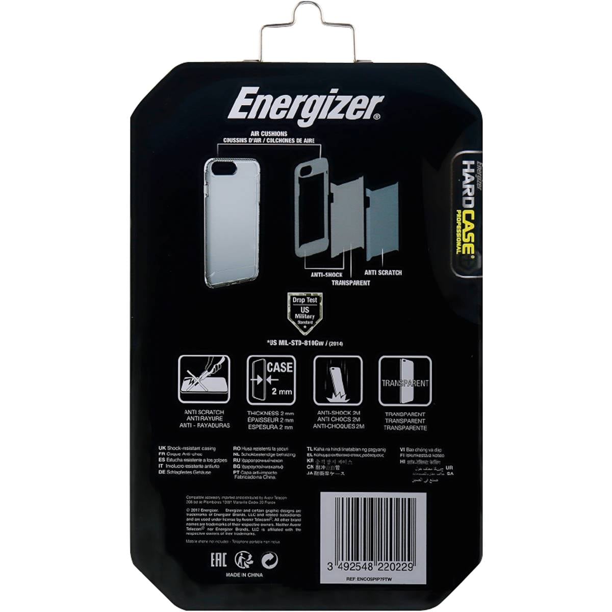 Energizer Anti-shock Phone Case 2m Iphone 6 Plus /7 Plus /8 Plus Each ...