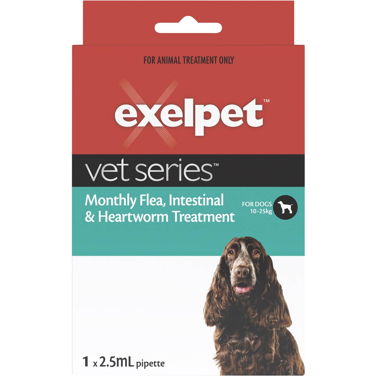 Exelpet Vet Flea Intestinal & Heartworm Medium Dog Each | Woolworths
