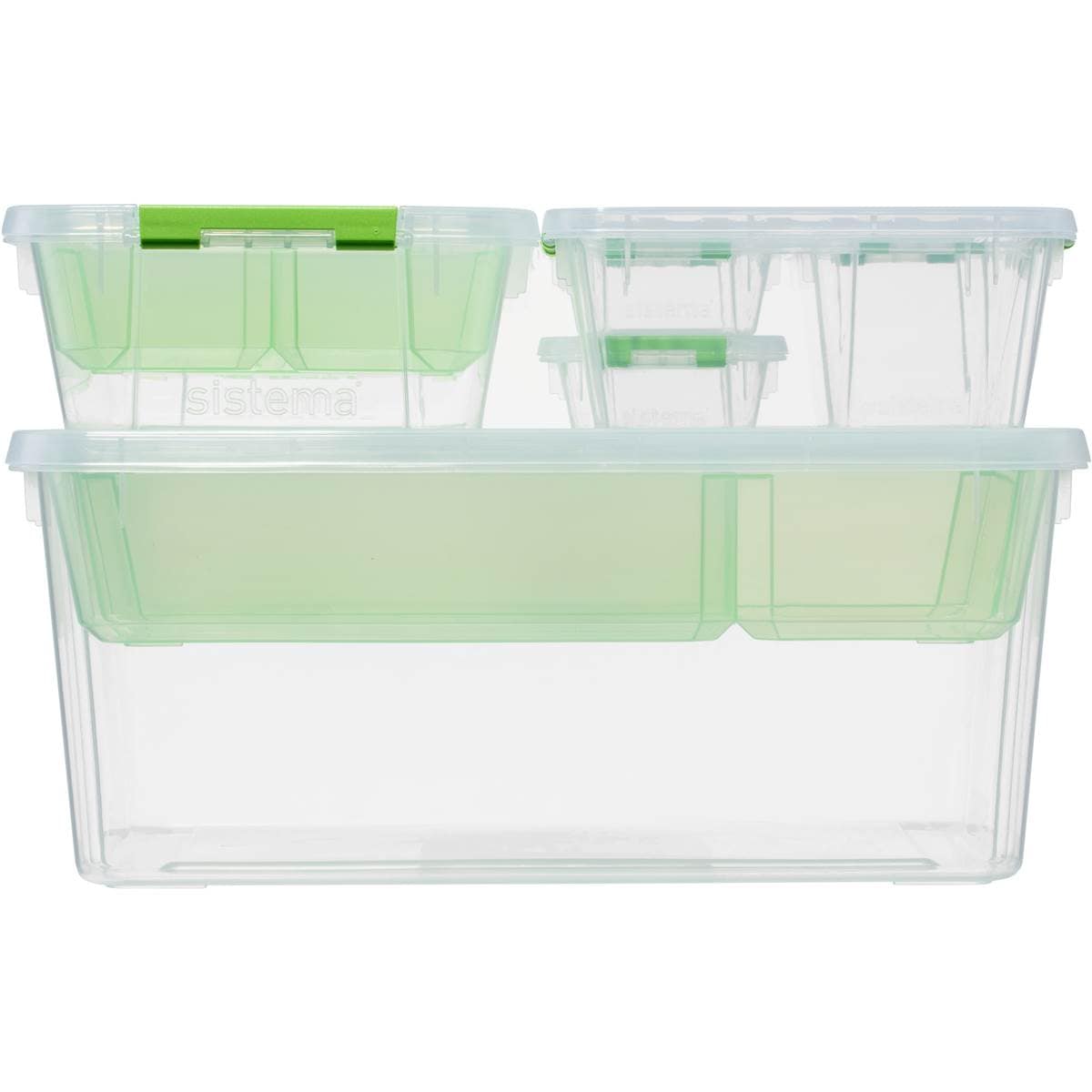 Sistema Storage Green Valuepack 6 Pack | Woolworths