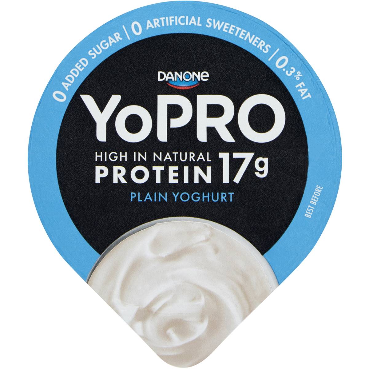 Danone Yopro Yoghurt Plain 160g | Woolworths