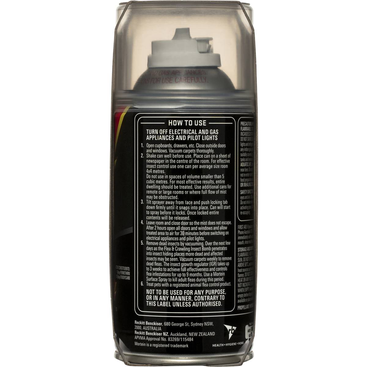 Mortein Powergard Flea & Crawling Insect Control Bomb 150g | Woolworths