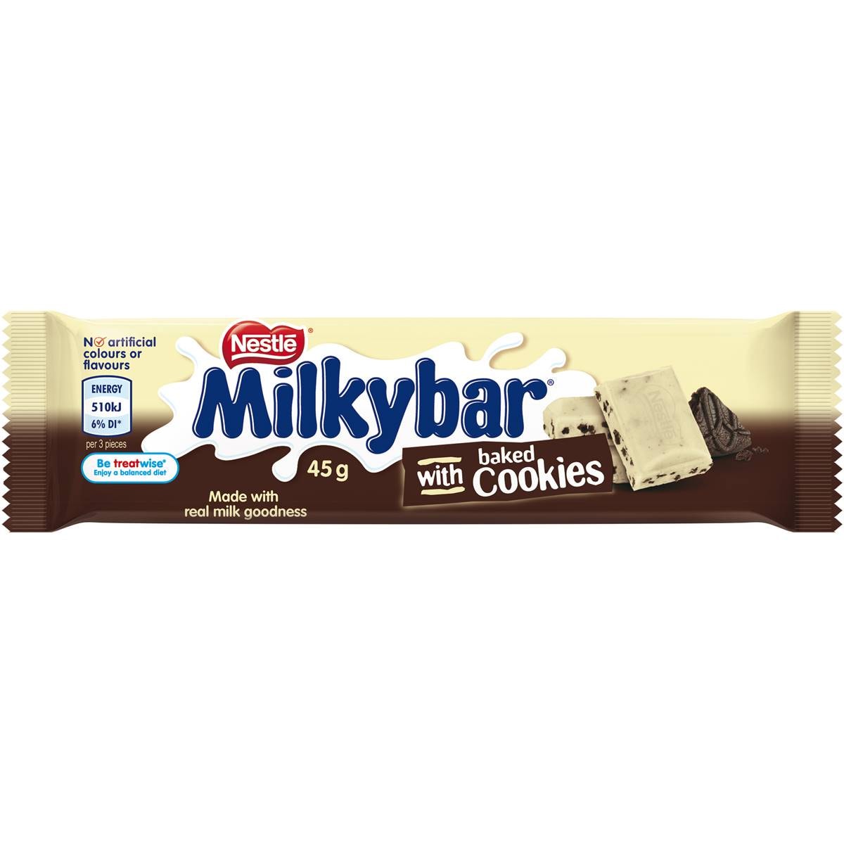 Nestle Milkybar Cookies & Cream Bar 45g | Woolworths