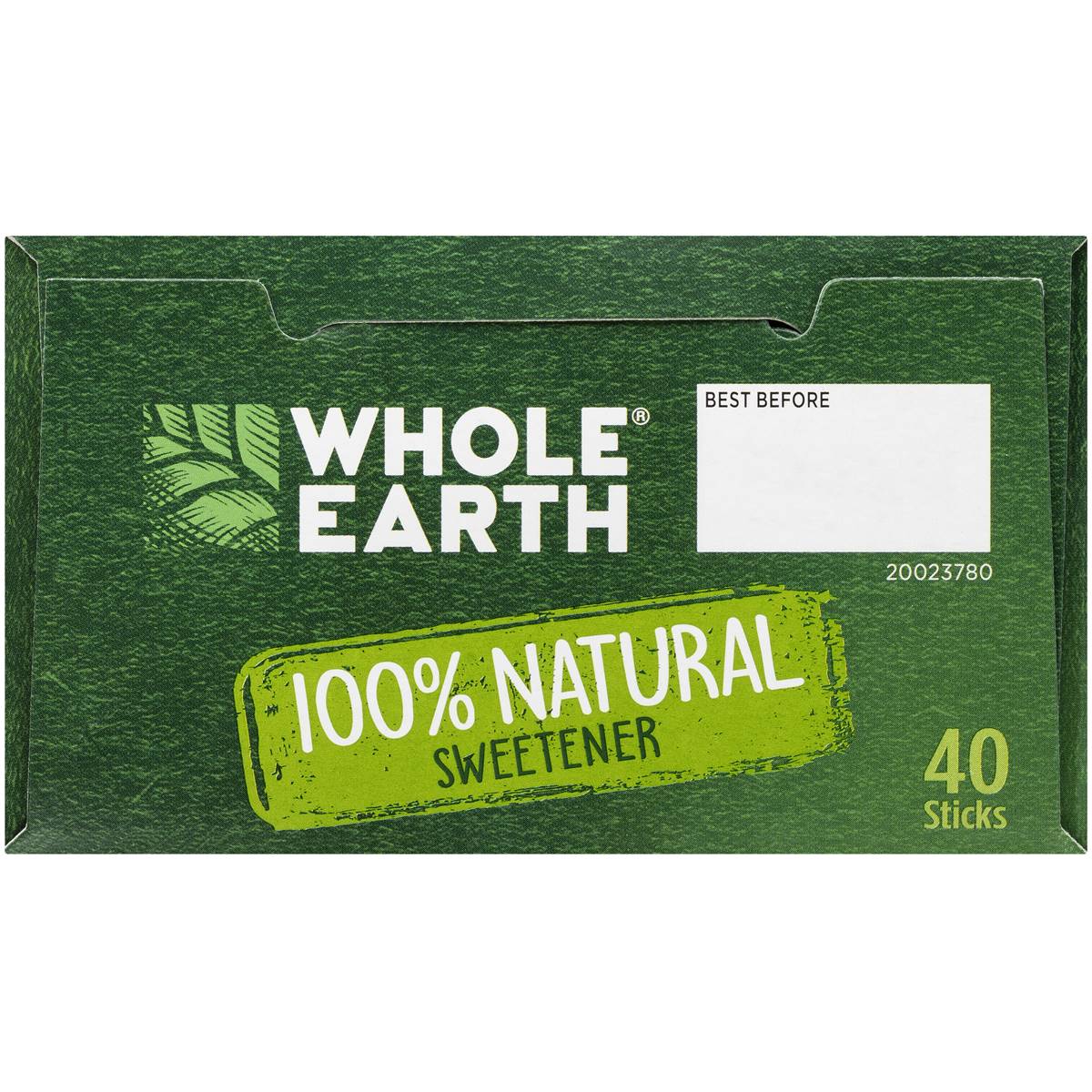 Whole Earth Sweetener Sachets 60g 40 Pack | Woolworths