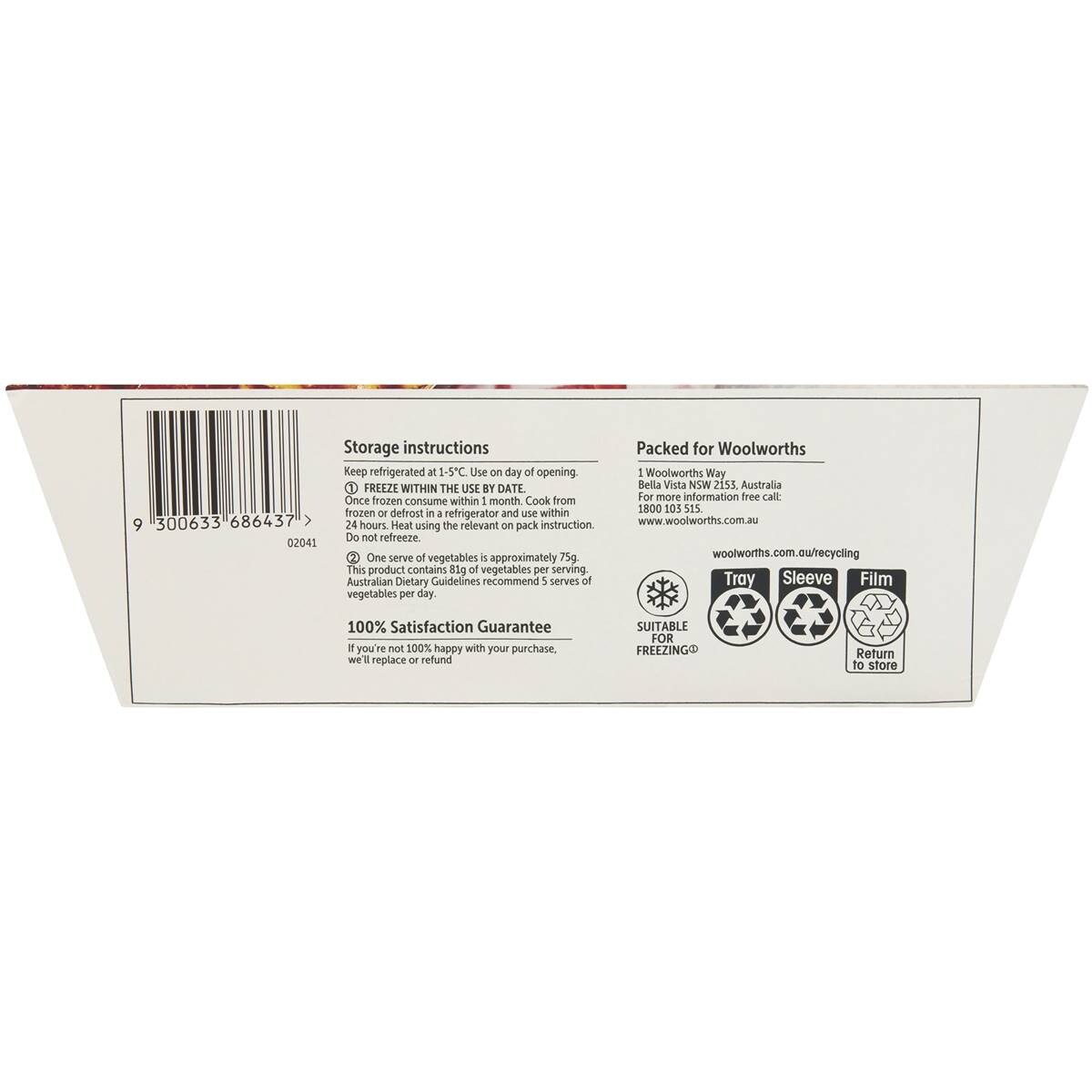 Woolworths Spaghetti Bolognese Bolognese Chilled Meal 1.1kg | Woolworths