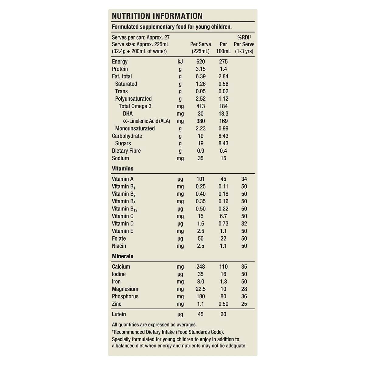 Alula Gold Junior 2 Years + Milk Drink 900g | Woolworths