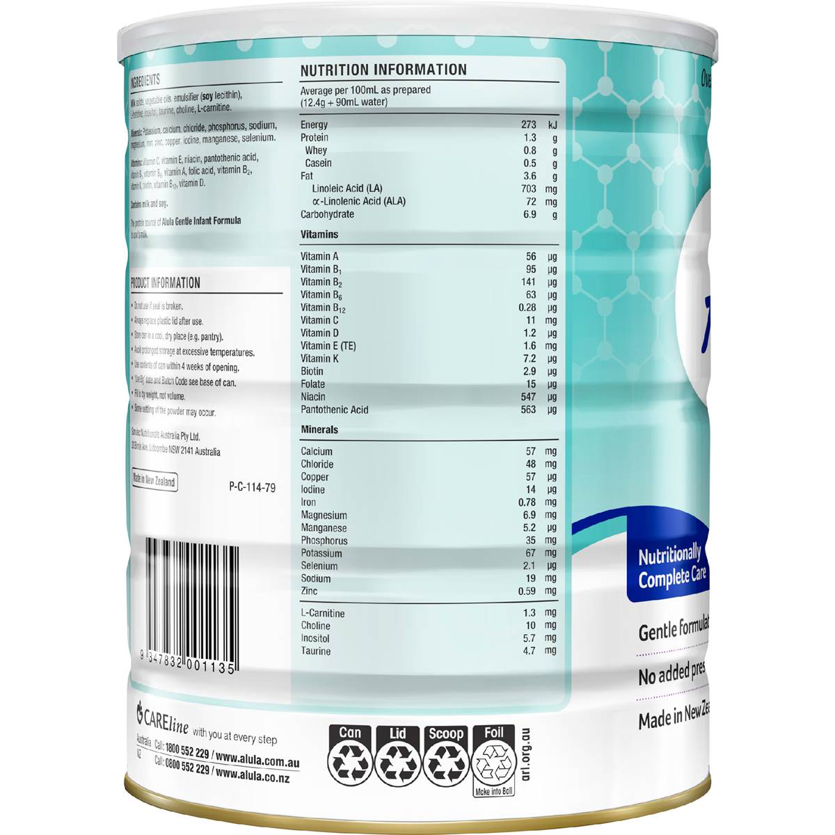 S-26 Alula Original Newborn 0-6 Months Infant Formula 900g | Woolworths