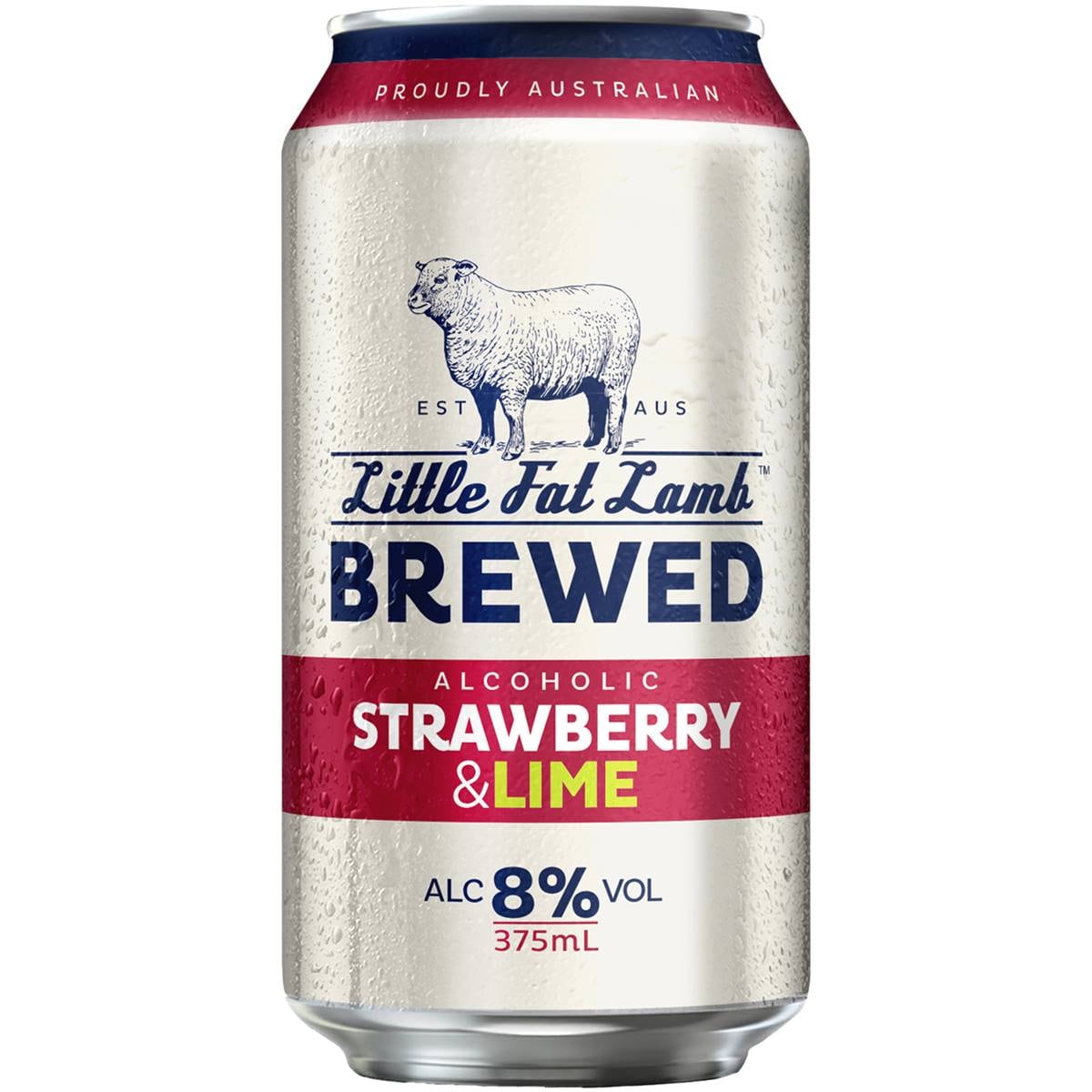 Little Fat Lamb Strawberry Lime Can 375ml | Woolworths